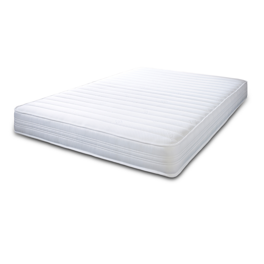 White Hybrid Sprung Mattress with Memory Foam Comfort Layer – Drift ...